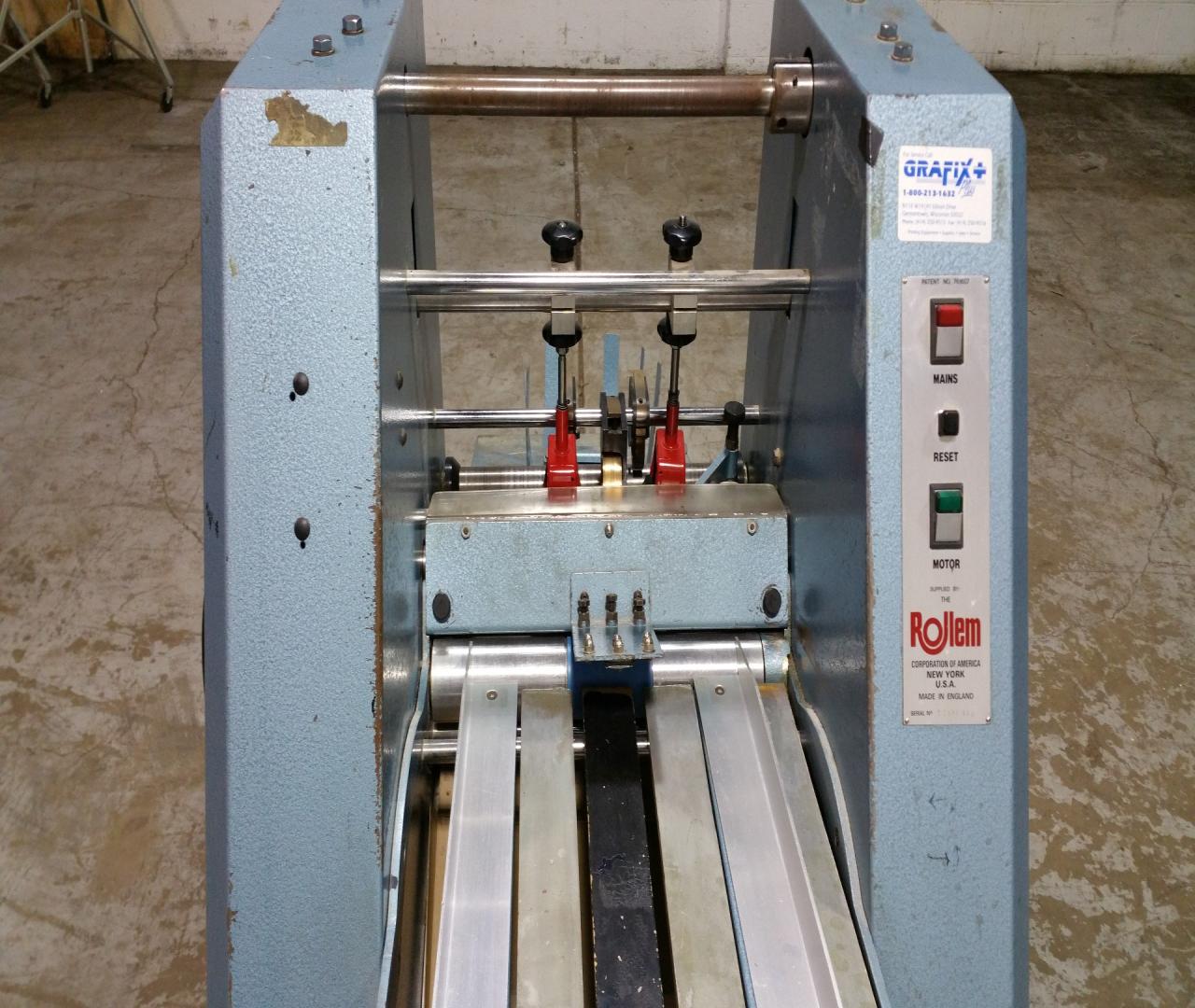 Lot #42: Rollem Mini 4 Perf / Slit / Score / Numbering Machine + 2 ...